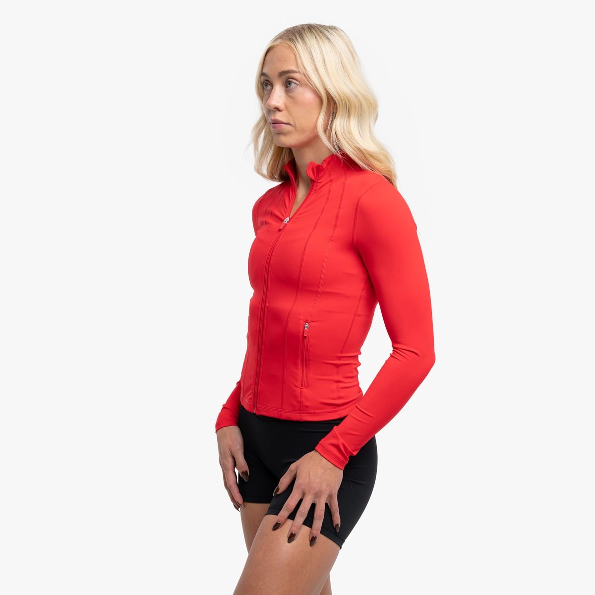 longer workout jacket