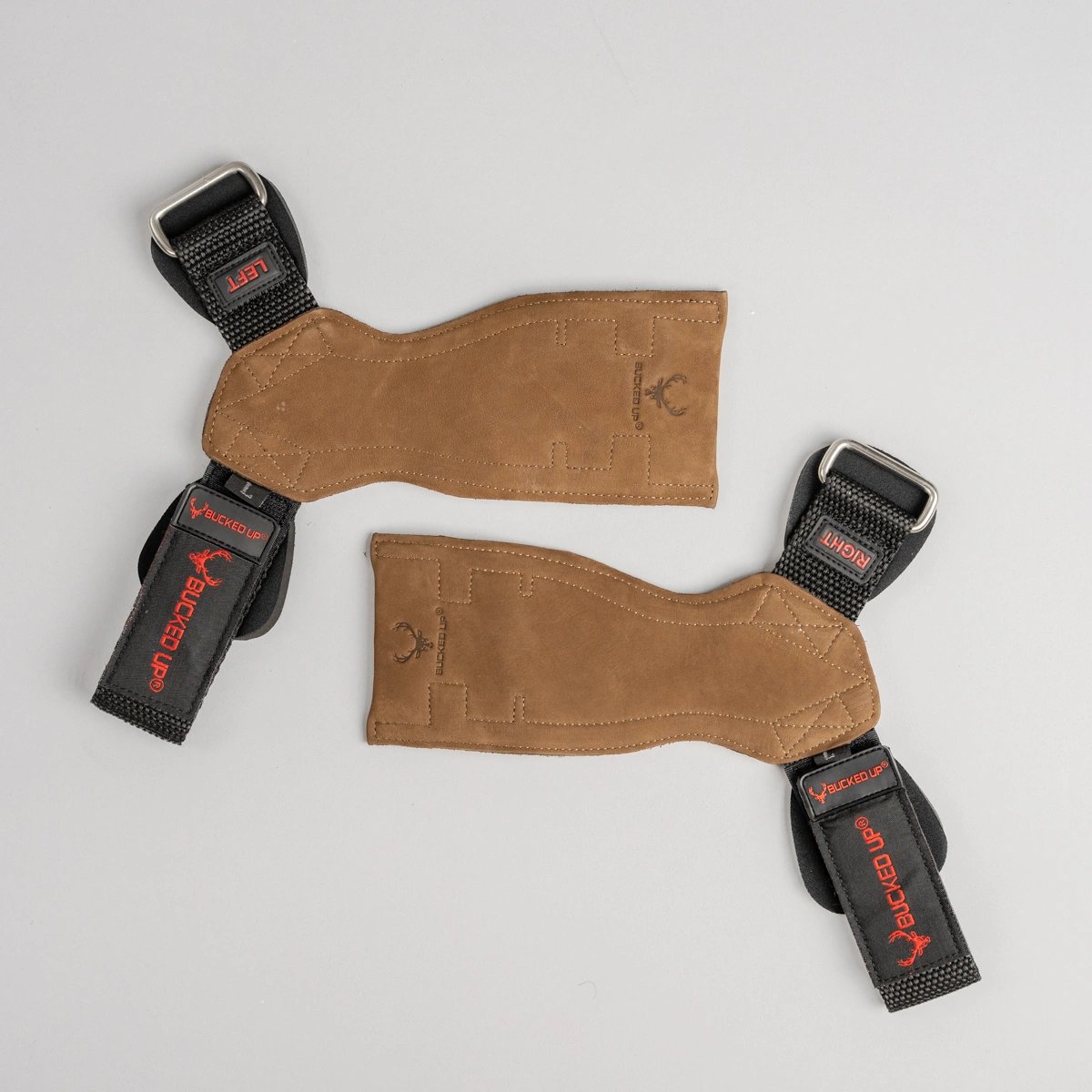 Leather Lifting Grips - Bucked Up