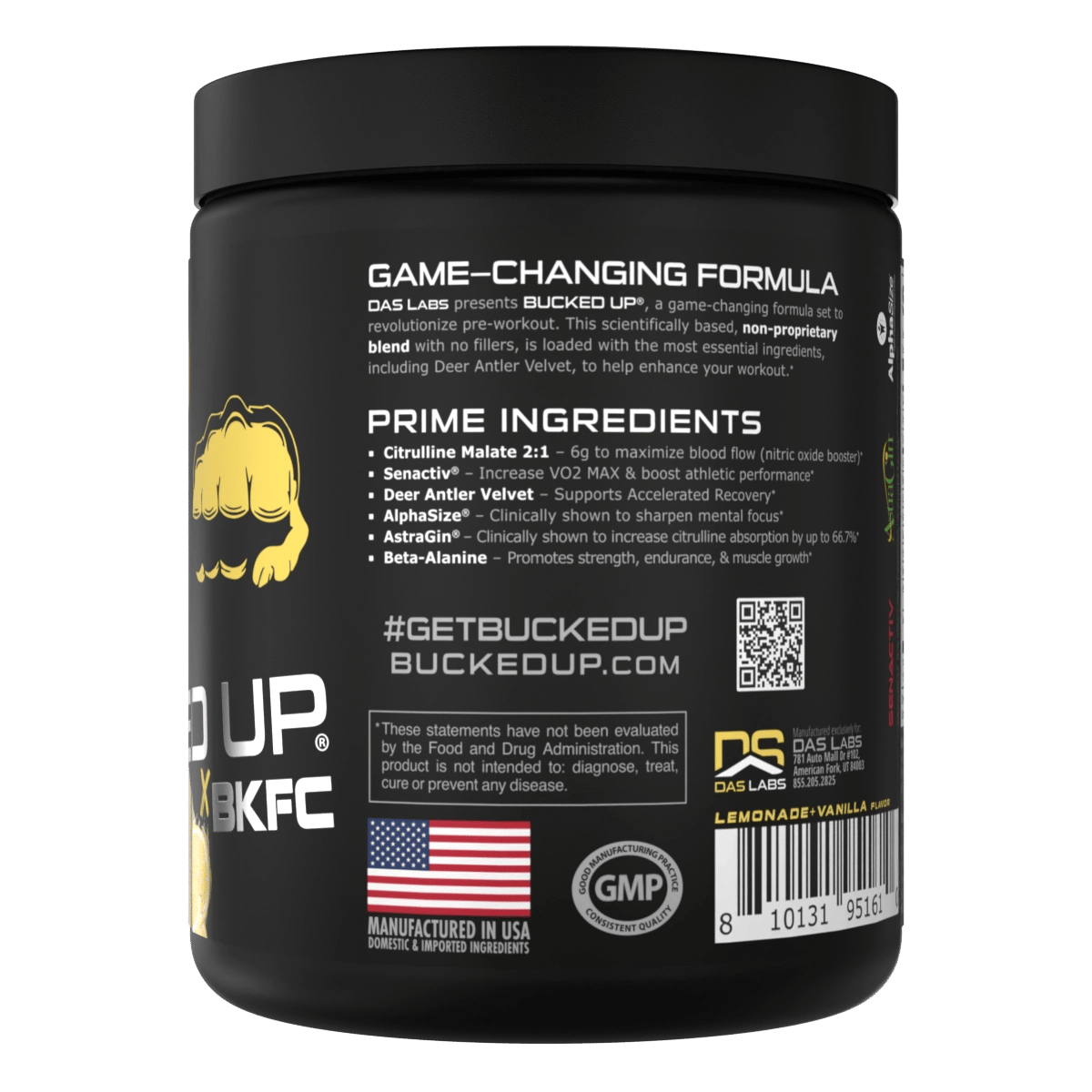Bucked Up Pre-Workout BKFC | Bare Knuckle Punch - Bucked Up