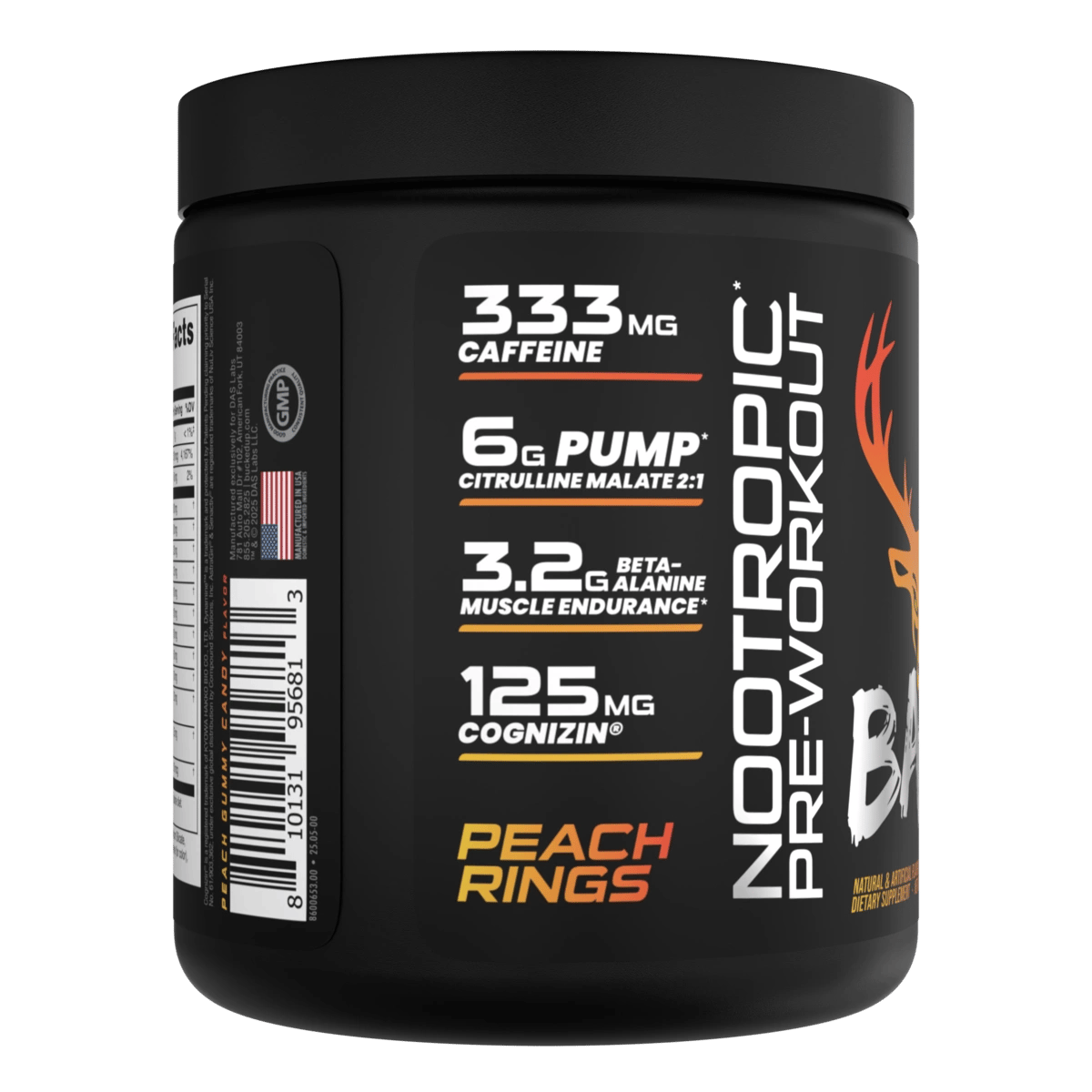 Peach Rings Nootropic Pre-Workout | BAMF by Bucked Up - Bucked Up
