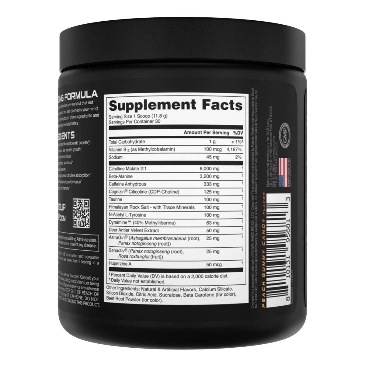 Peach Rings Nootropic Pre-Workout | BAMF by Bucked Up - Bucked Up