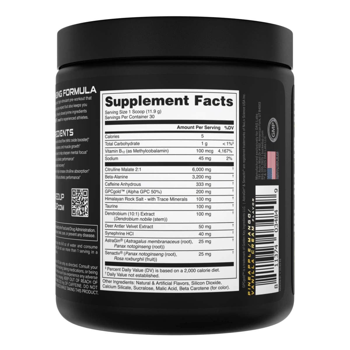 Swole Whip Woke AF Pre-Workout – Bucked Up | Get Whipped Harder - Bucked Up