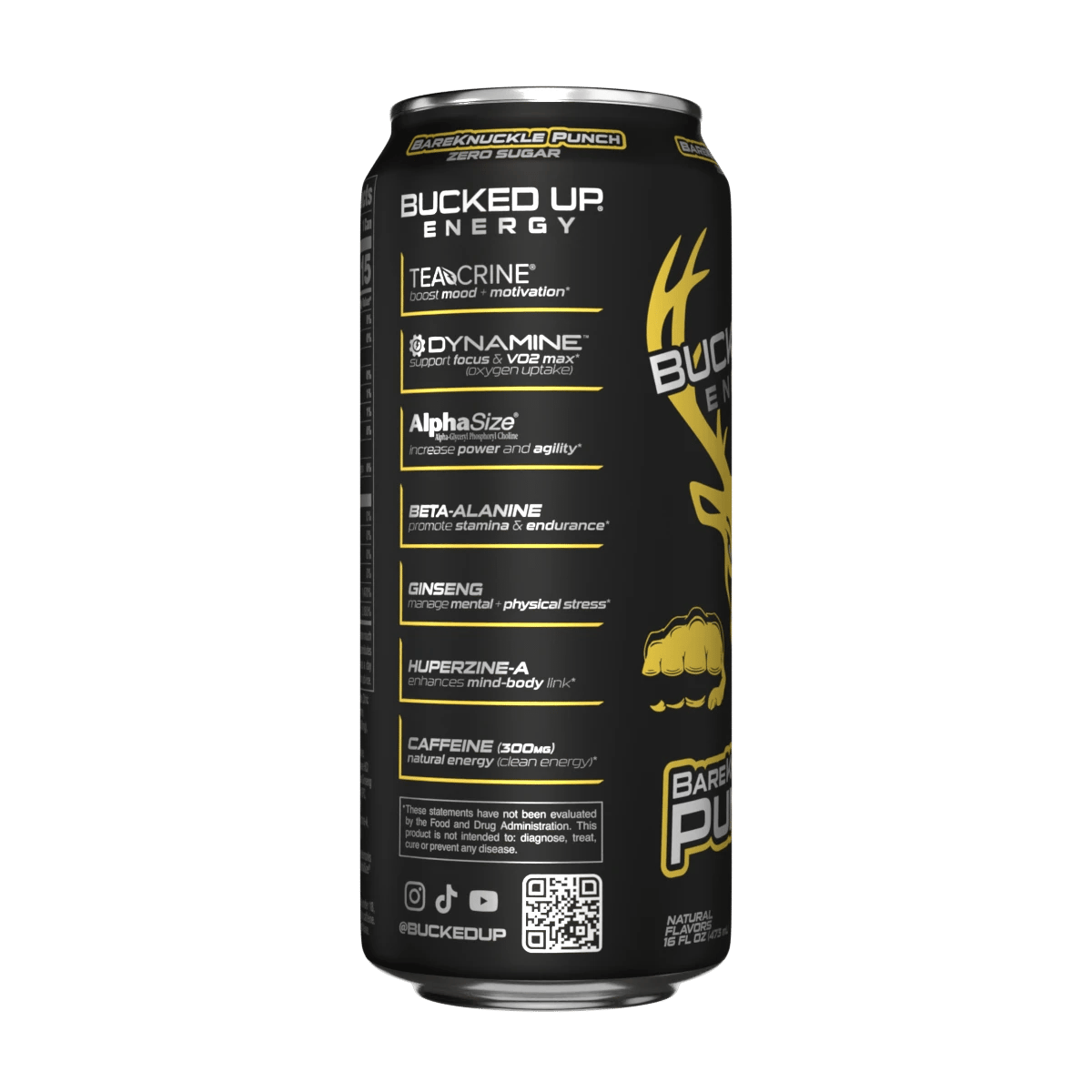 Bucked Up Energy (1 Case / 12 Cans) - Bucked Up