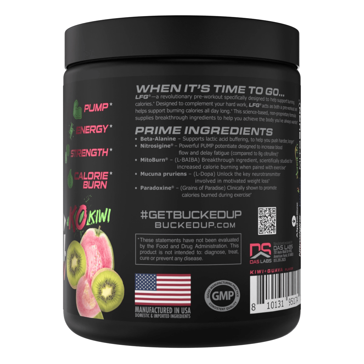 LFG Burn | Best Thermogenic Pre Workout for Weight Loss - Bucked Up