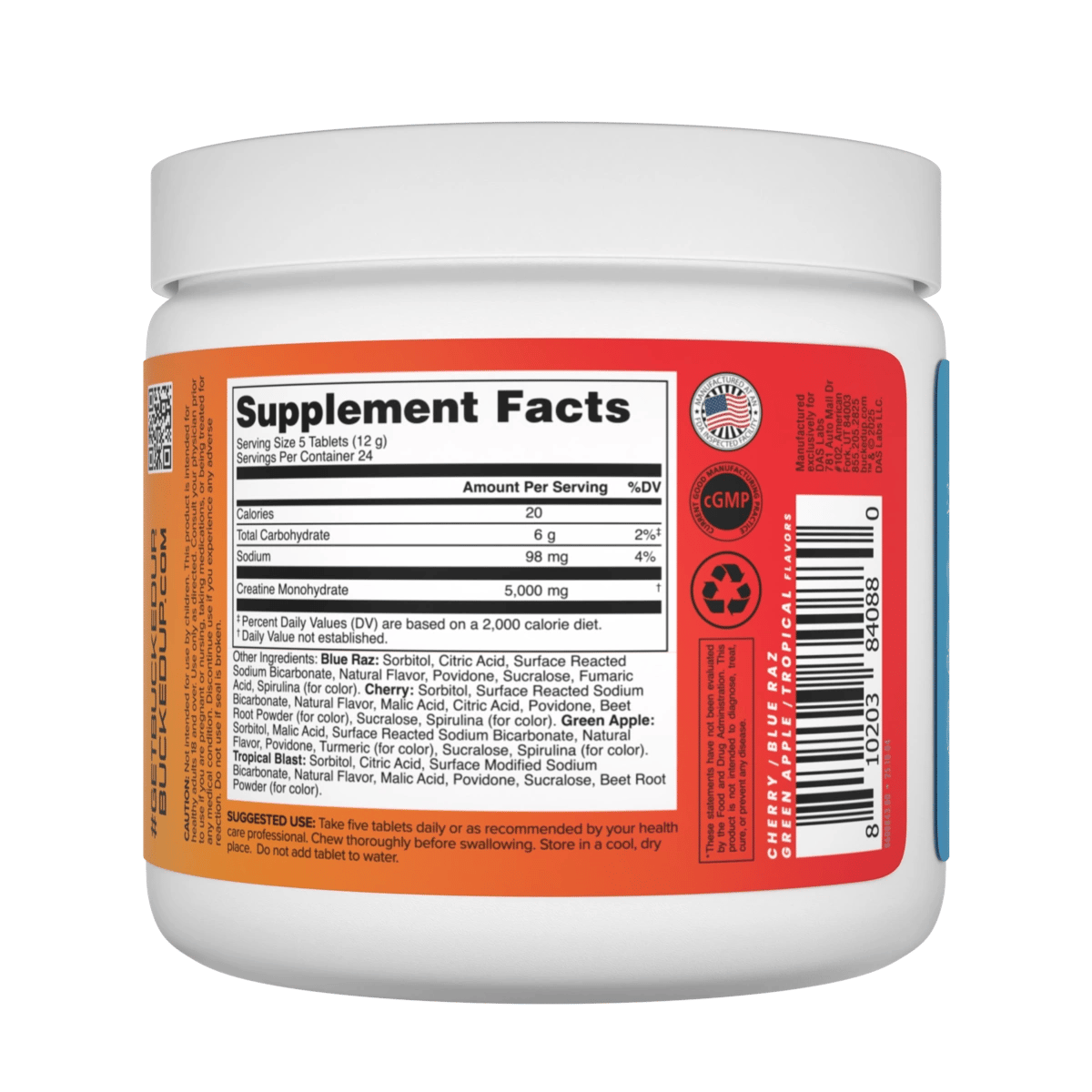 Creatine Candy – Chewable Micronized Creatine Monohydrate | Bucked Up ...