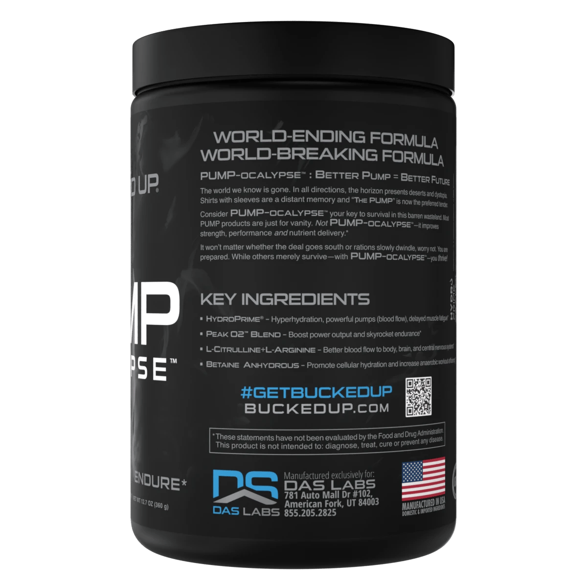 Pump Ocaplyse Pump workout supplement - Bucked Up