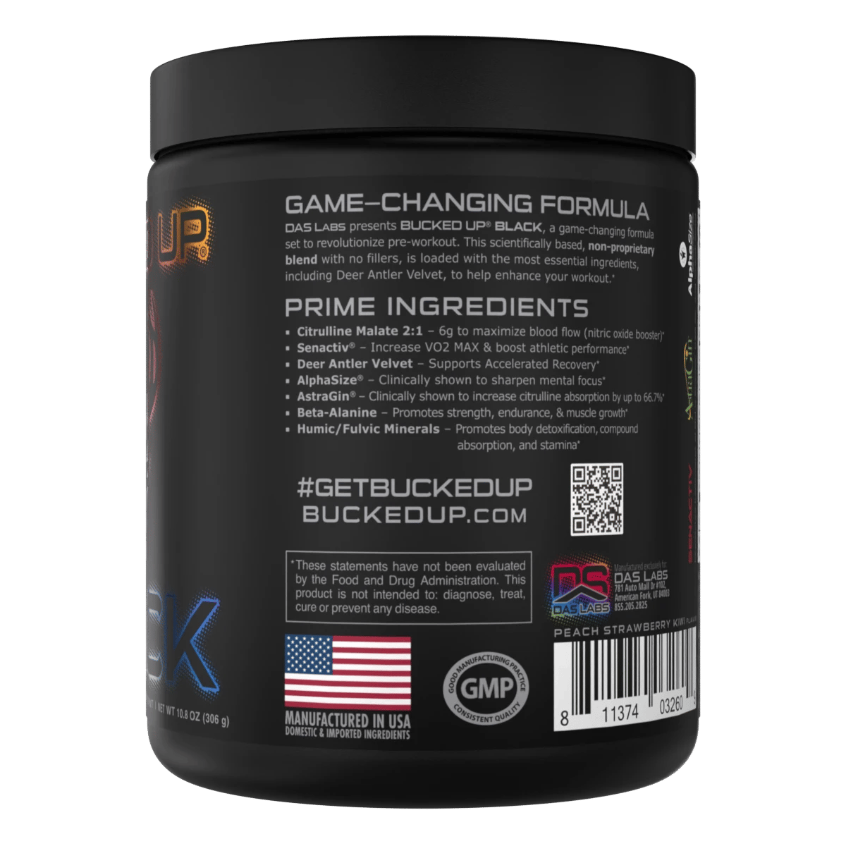 Bucked Up BLACK Pre-Workout - Bucked Up