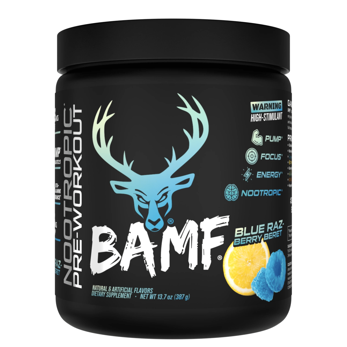 BAMF - High Stimulant Nootropic Pre-Workout - Bucked Up