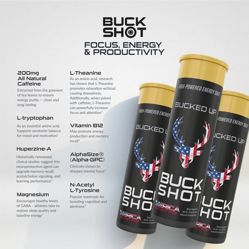 Buck Shot - 12 Pack - Bucked Up