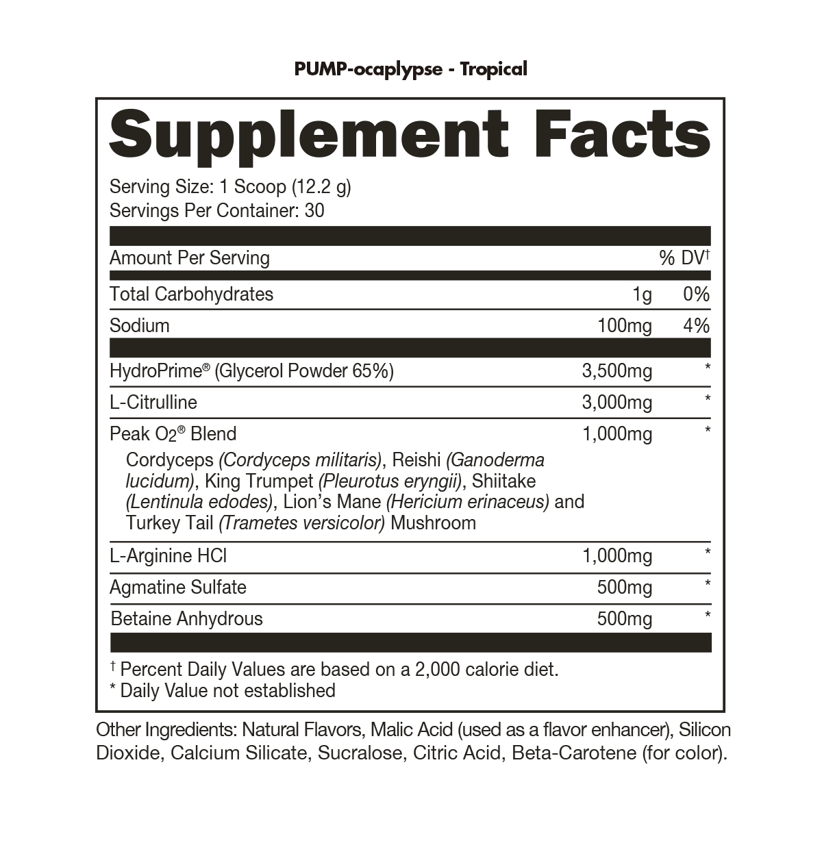 Pump Ocaplyse Pump workout supplement - Bucked Up