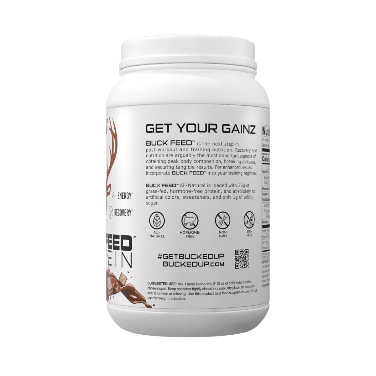 Buck Feed ALL NATURAL Protein - Bucked Up