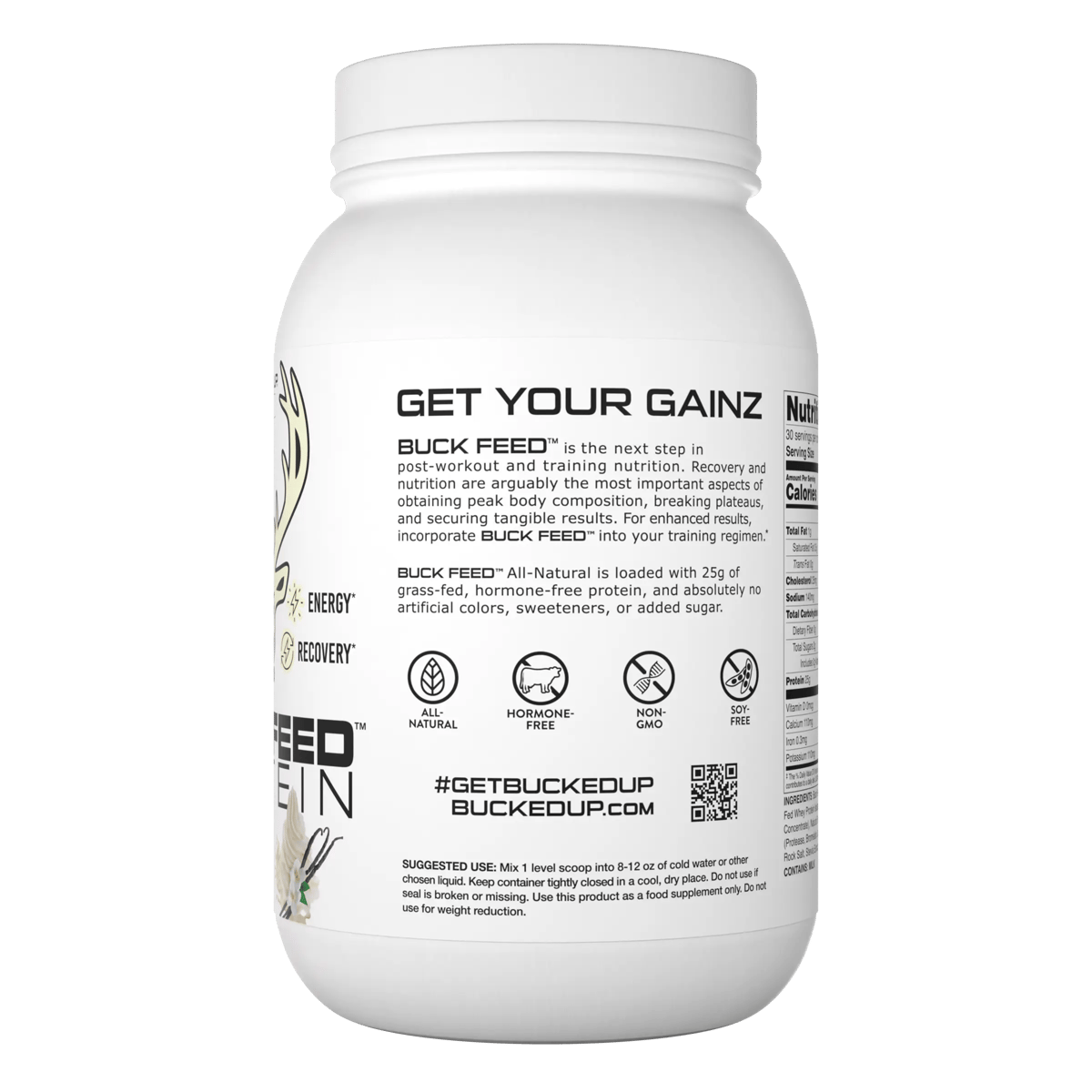 Buck Feed All-Natural Protein - Bucked Up
