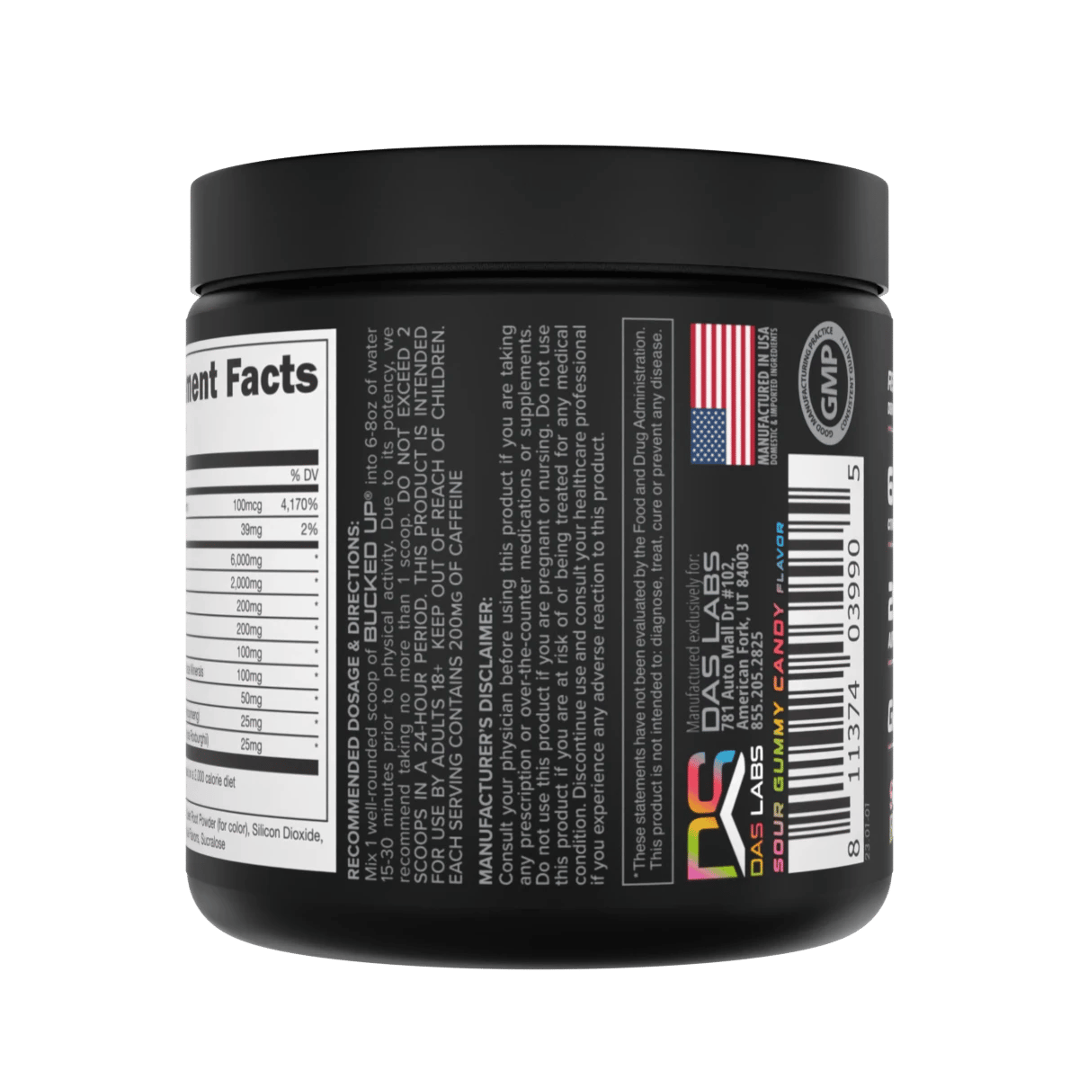 Candy Series Pre-Workout - Single Travel Tub - Bucked Up