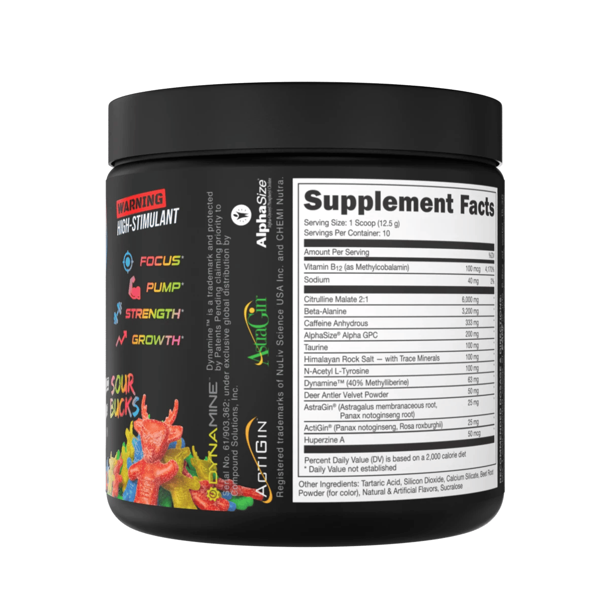 Candy Series Pre-Workout - Single Travel Tub - Bucked Up