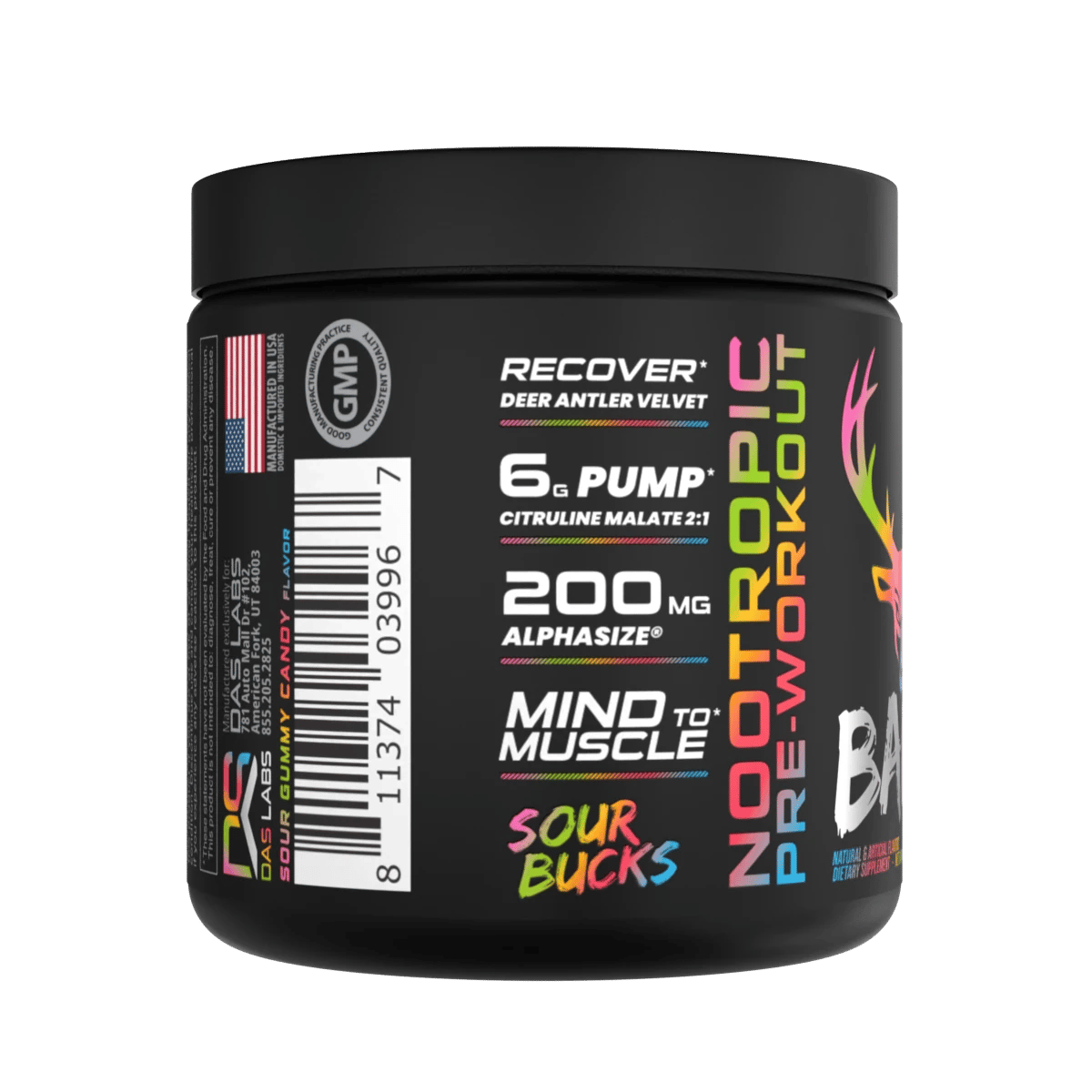 Candy Series Pre-Workout - Single Travel Tub - Bucked Up