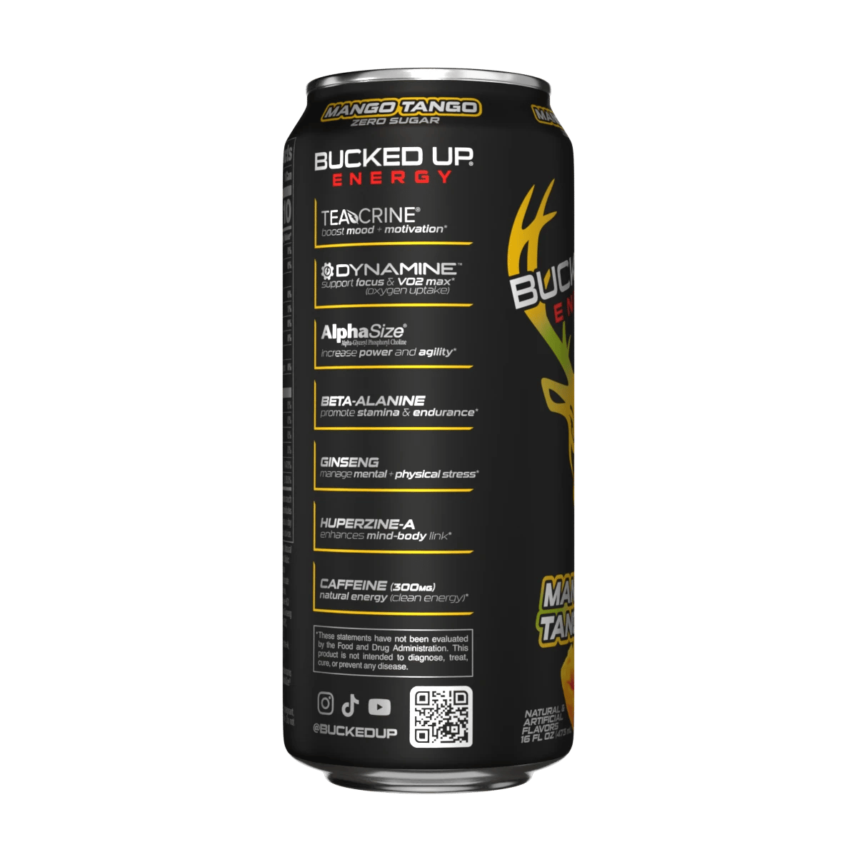 Bucked Up Energy (1 Case / 12 Cans) - Bucked Up