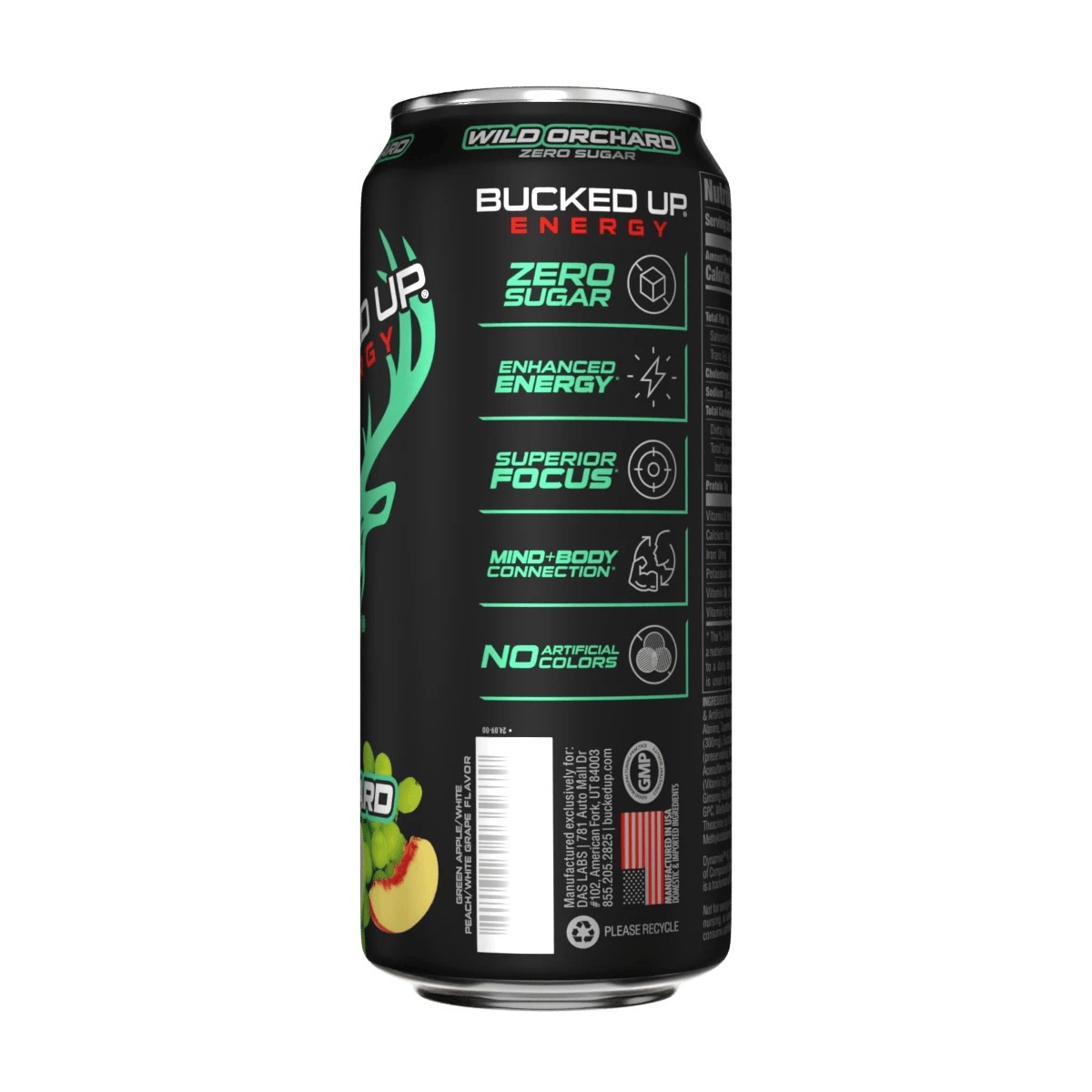 Bucked Up Energy (1 Case / 12 Cans) - Bucked Up