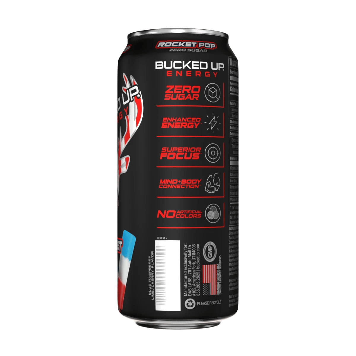 Bucked Up Energy (1 Case / 12 Cans) - Bucked Up