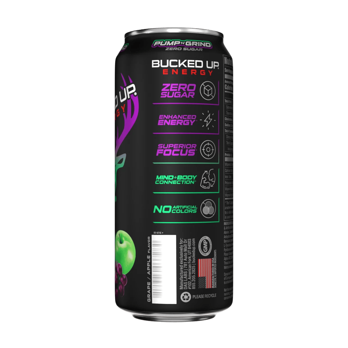 Bucked Up Energy (1 Case / 12 Cans) - Bucked Up