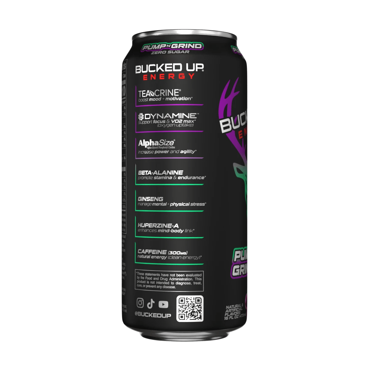 Bucked Up Energy (1 Case / 12 Cans) - Bucked Up
