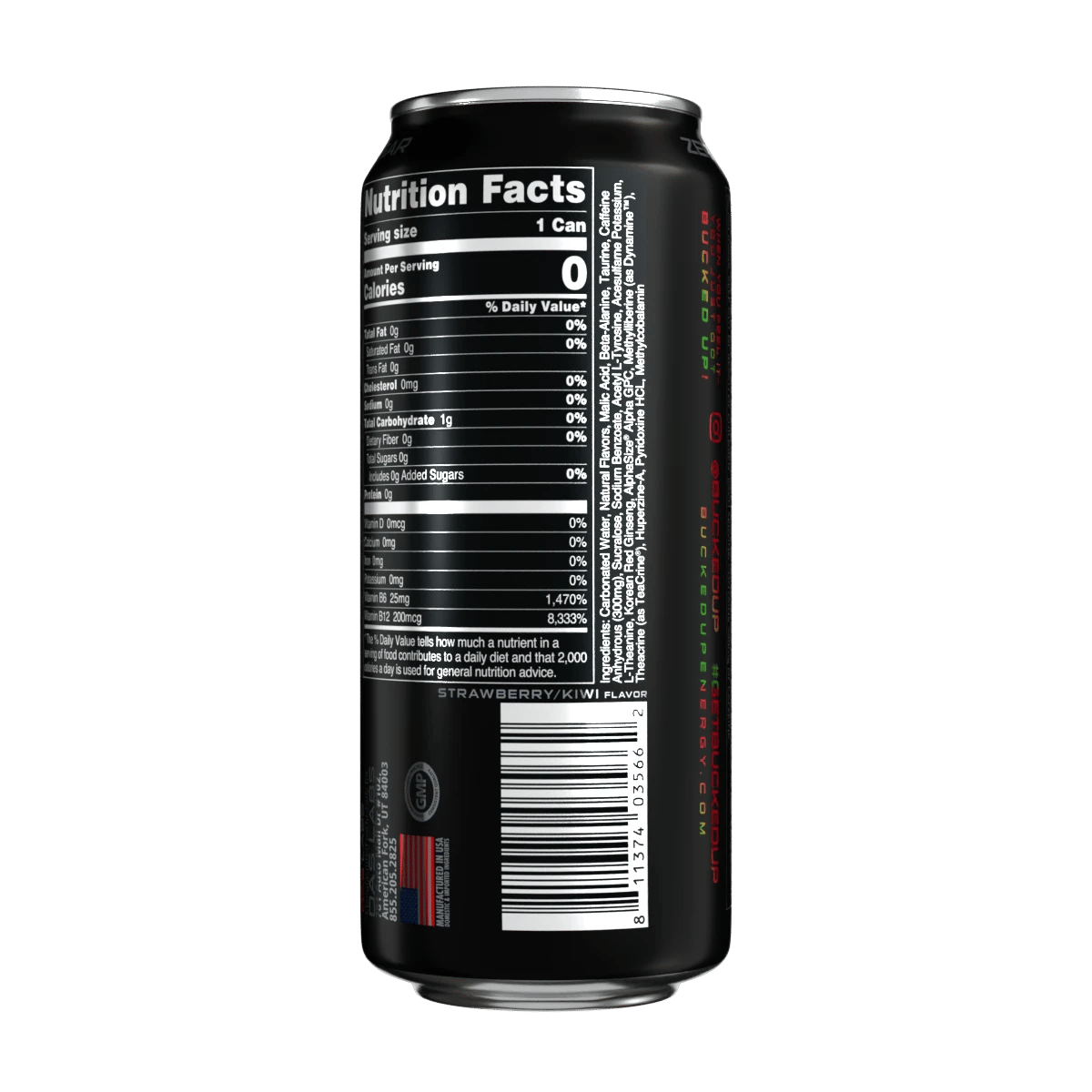 Bucked Up Energy (1 Case / 12 Cans) - Bucked Up