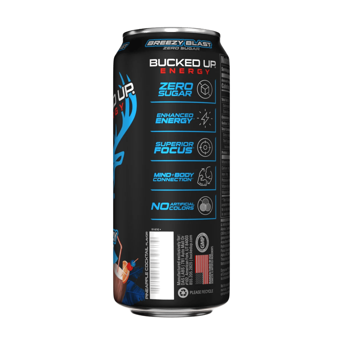 Bucked Up Energy (1 Case / 12 Cans) - Bucked Up