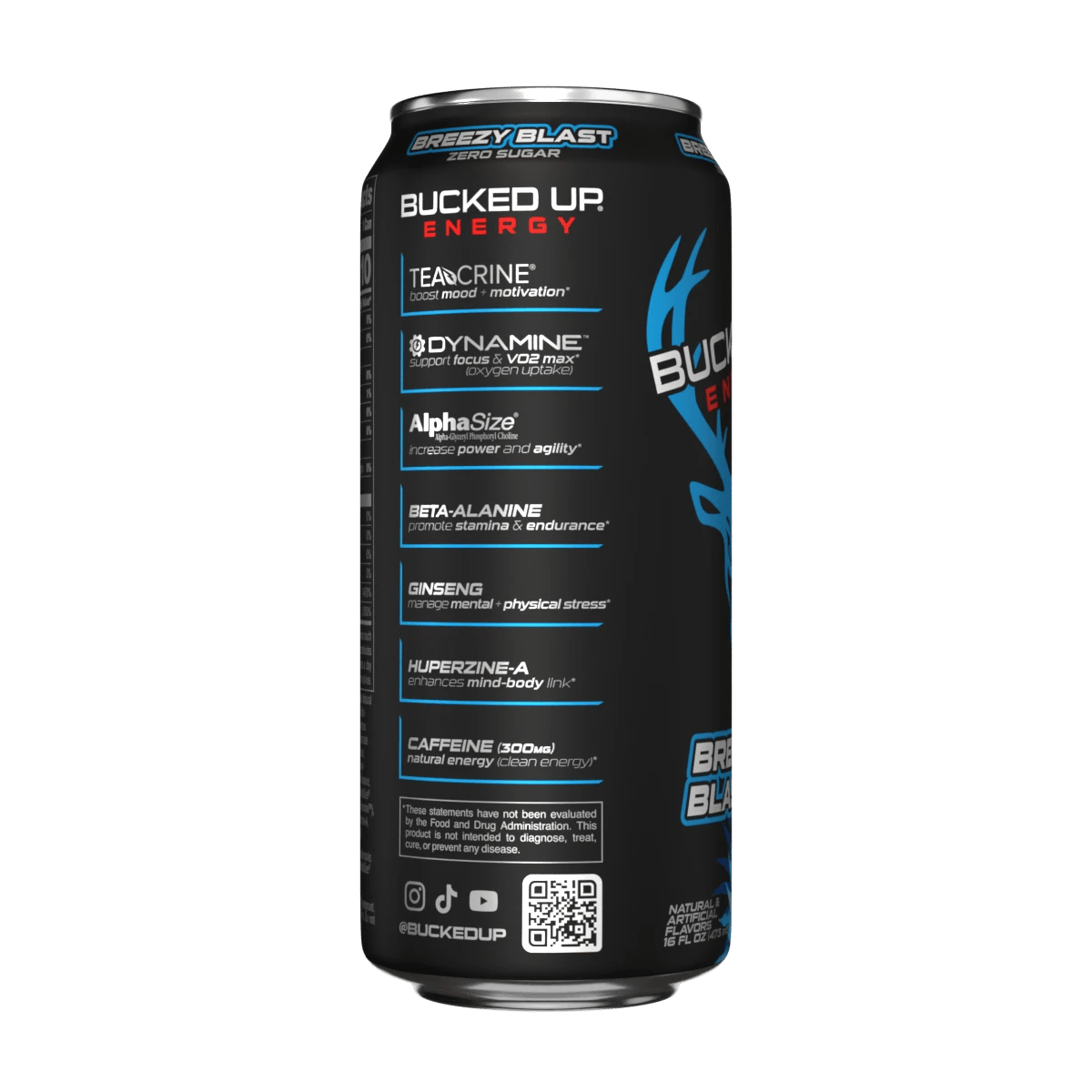 Bucked Up Energy (1 Case / 12 Cans) - Bucked Up