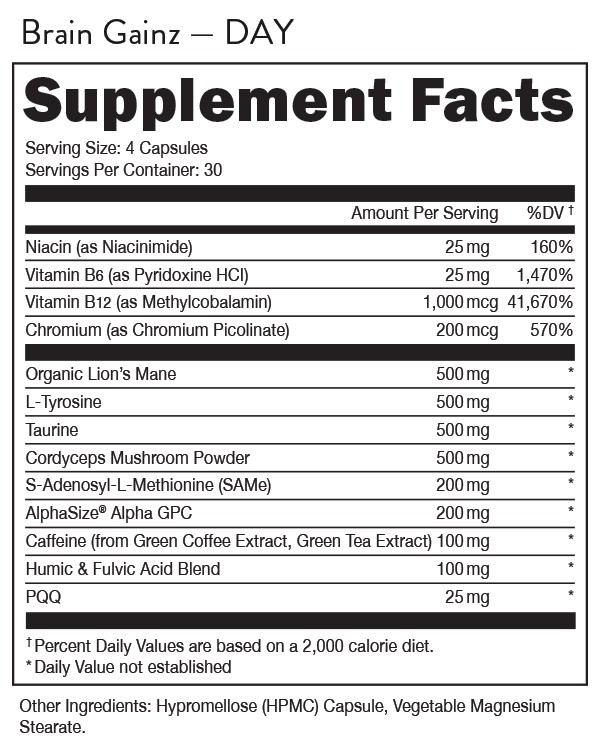 Brain Gainz - Bucked Up