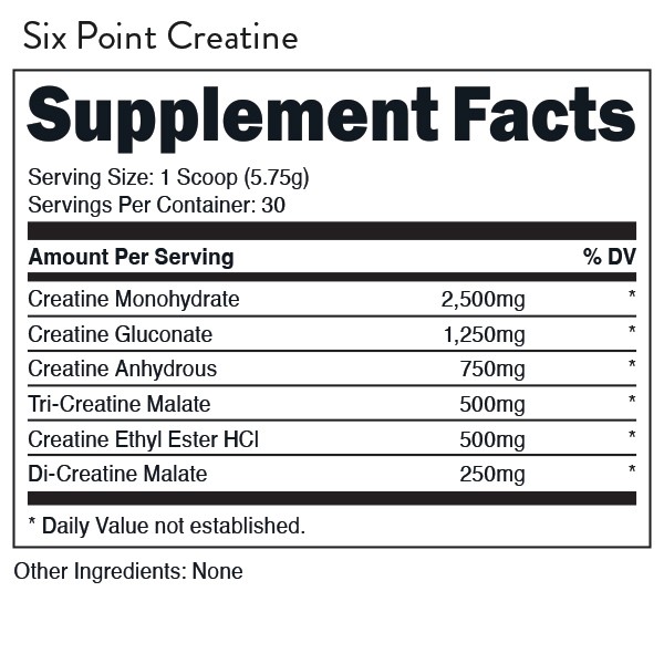 Six Point Creatine - Bucked Up