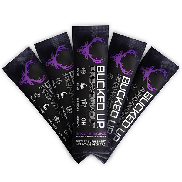 Bucked Up Pre-Workout Stick Packs - Bucked Up