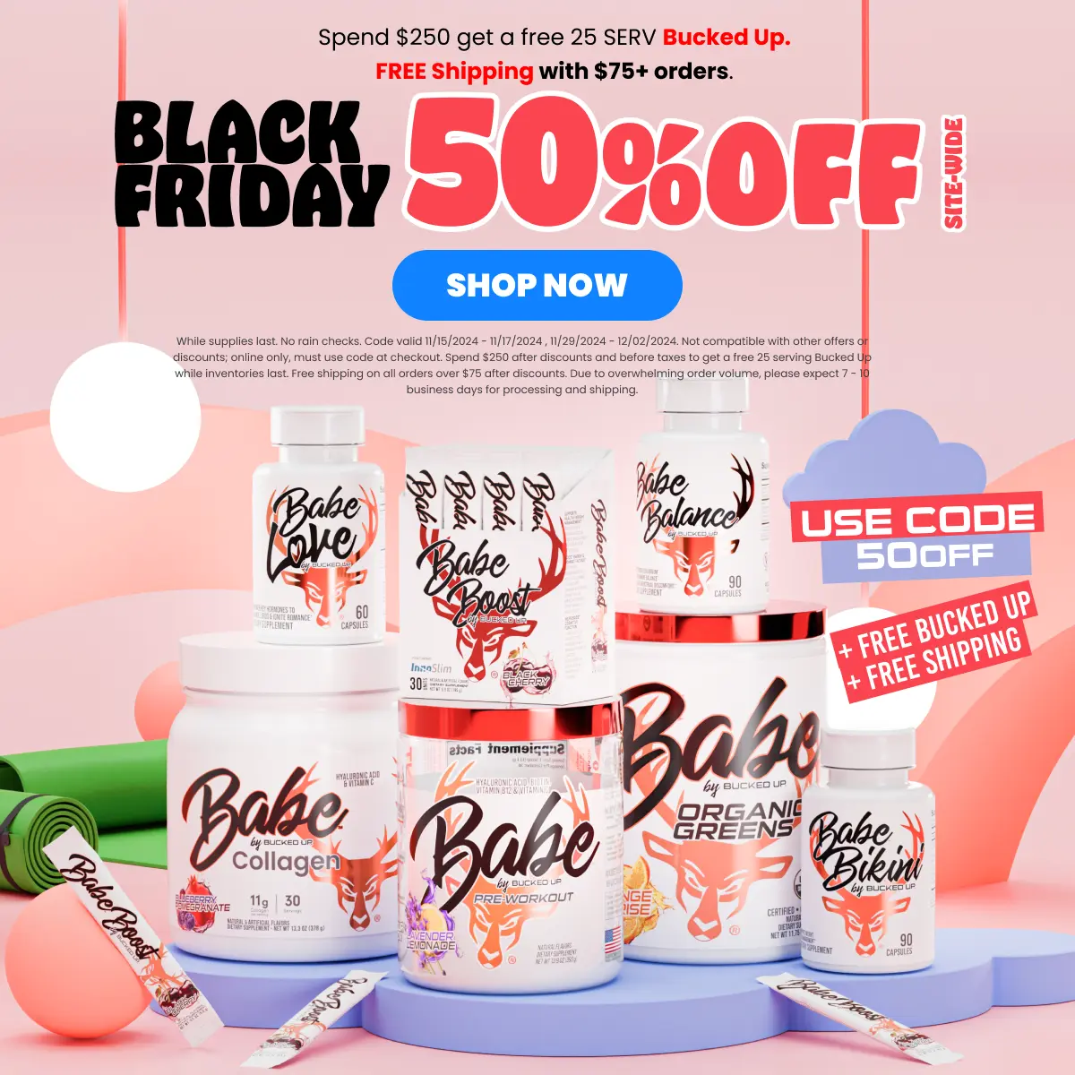 Bucked Up - Best PreWorkout, Supplements, Energy Drinks