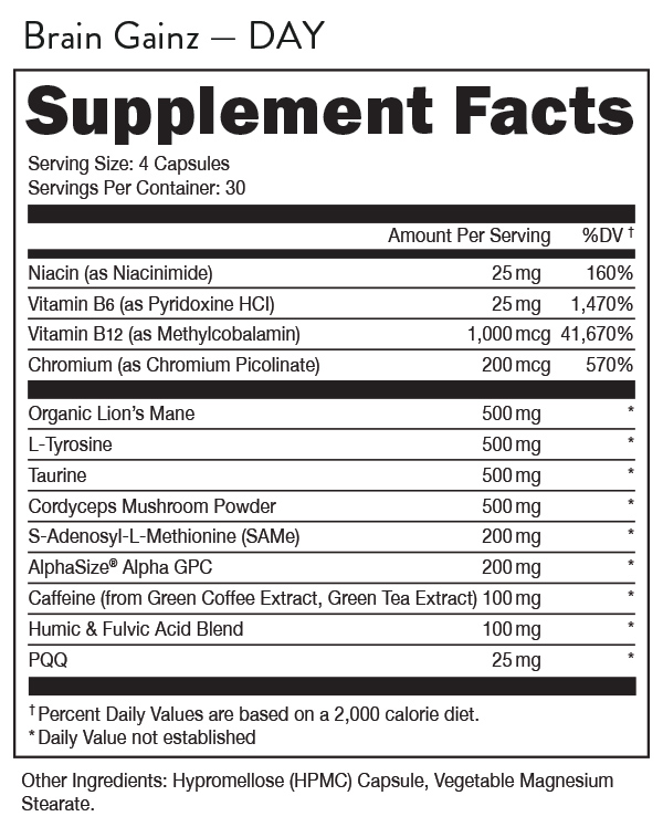 Brain Gainz - Bucked Up