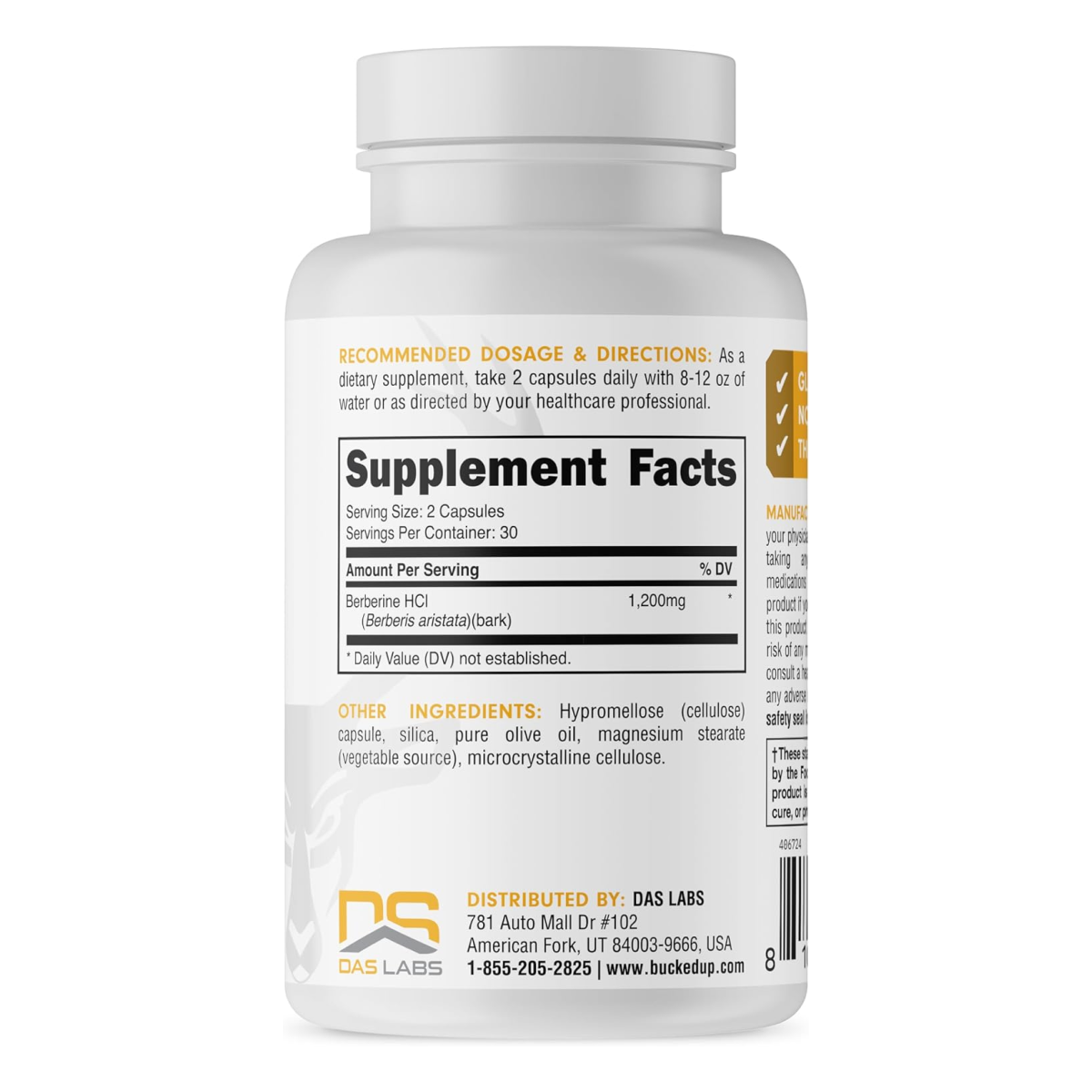 Berberine HCI | Best Berberine Supplement for Weight Loss - Bucked Up