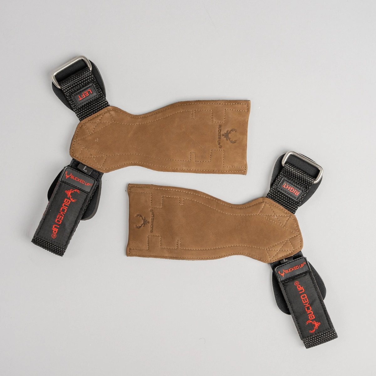 Leather Lifting Grips - Bucked Up