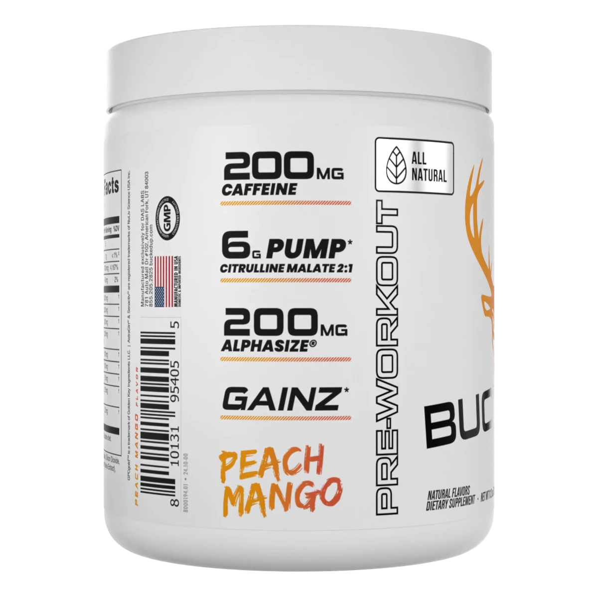 Bucked Up All Natural Pre-Workout - Pure Performance - Bucked Up