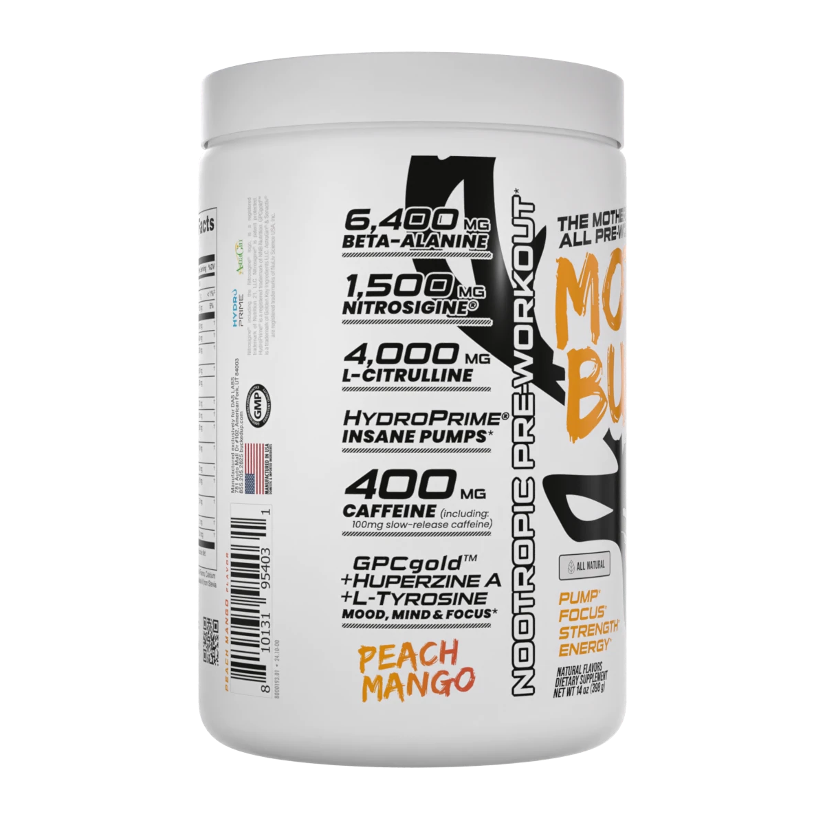 Mother Bucker All Natural Pre-Workout - Bucked Up