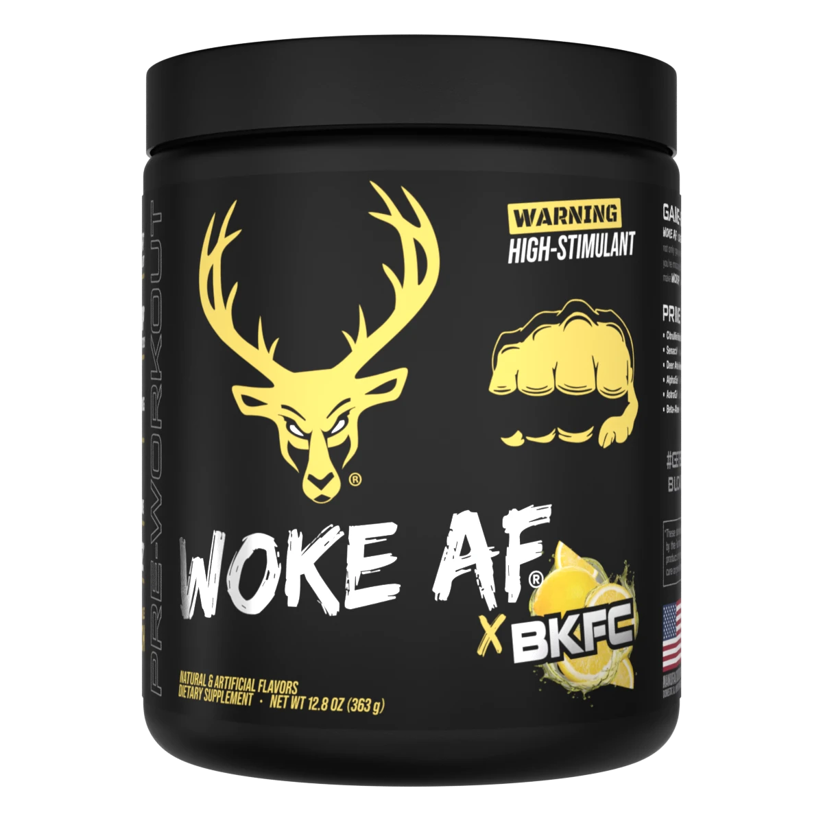 WOKE AF Pre-Workout BKFC | Bare Knuckle Punch - Bucked Up