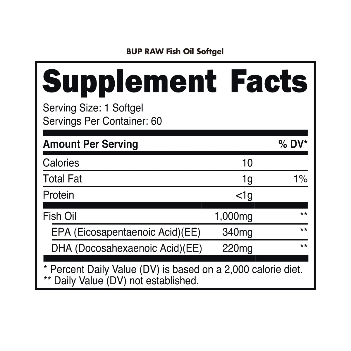 Fish Oil - Bucked Up