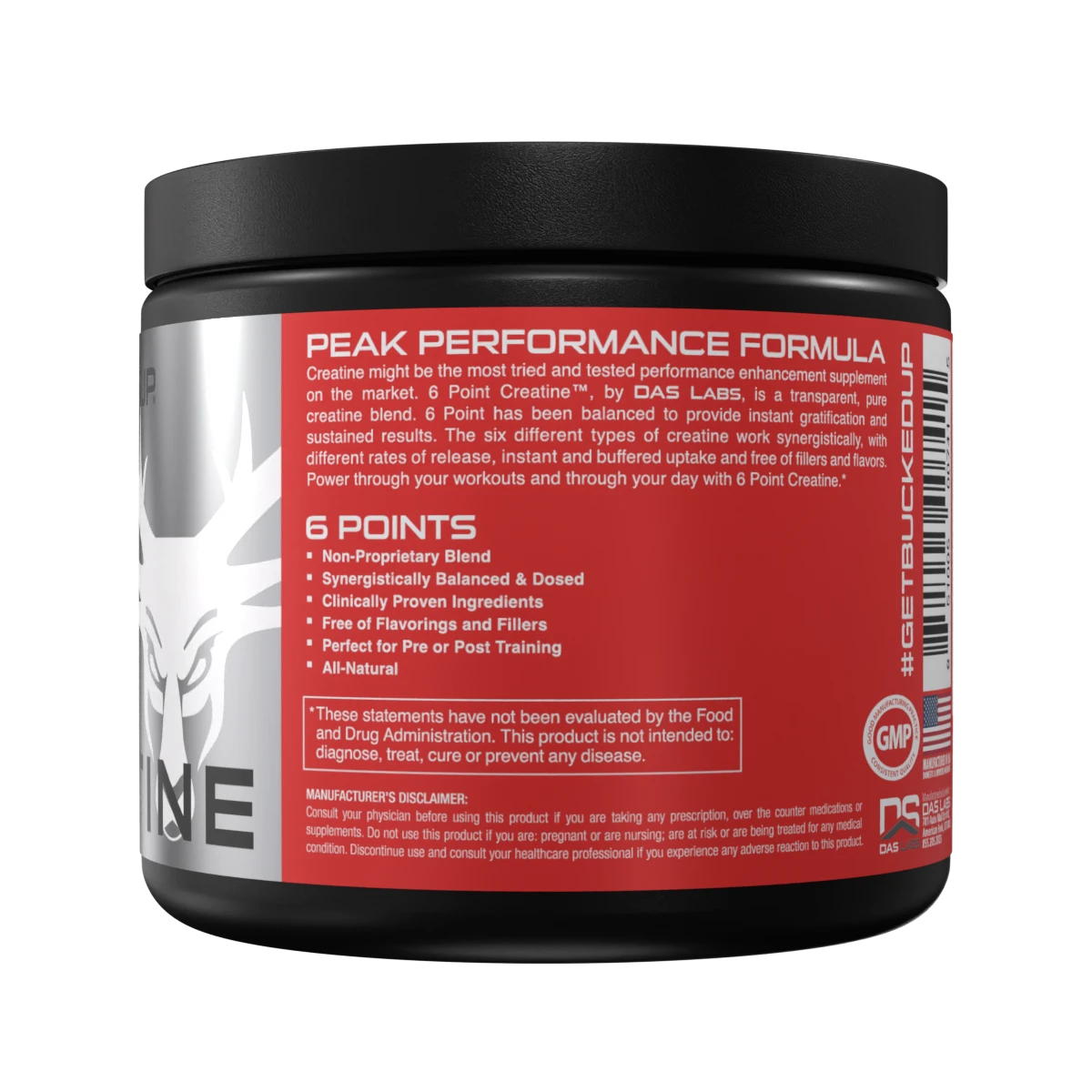 Six Point Creatine | Creatine Anhydrous, Gluconate, and More - Bucked Up