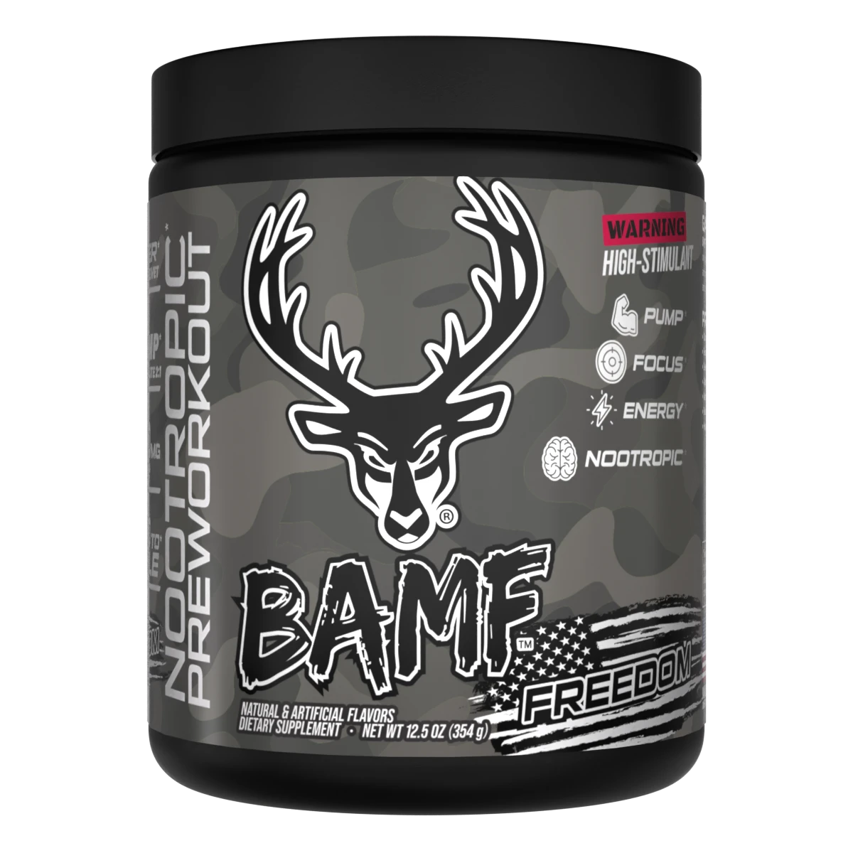 BAMF High Stimulant Nootropic Pre-Workout - Bucked Up