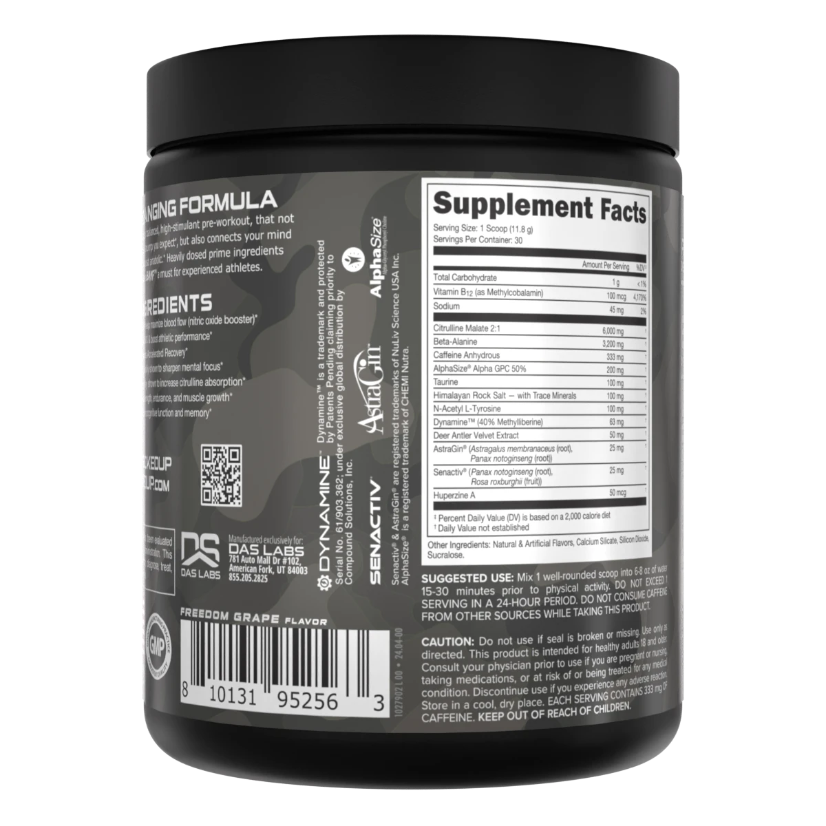 BAMF High Stimulant Nootropic Pre-Workout - Bucked Up