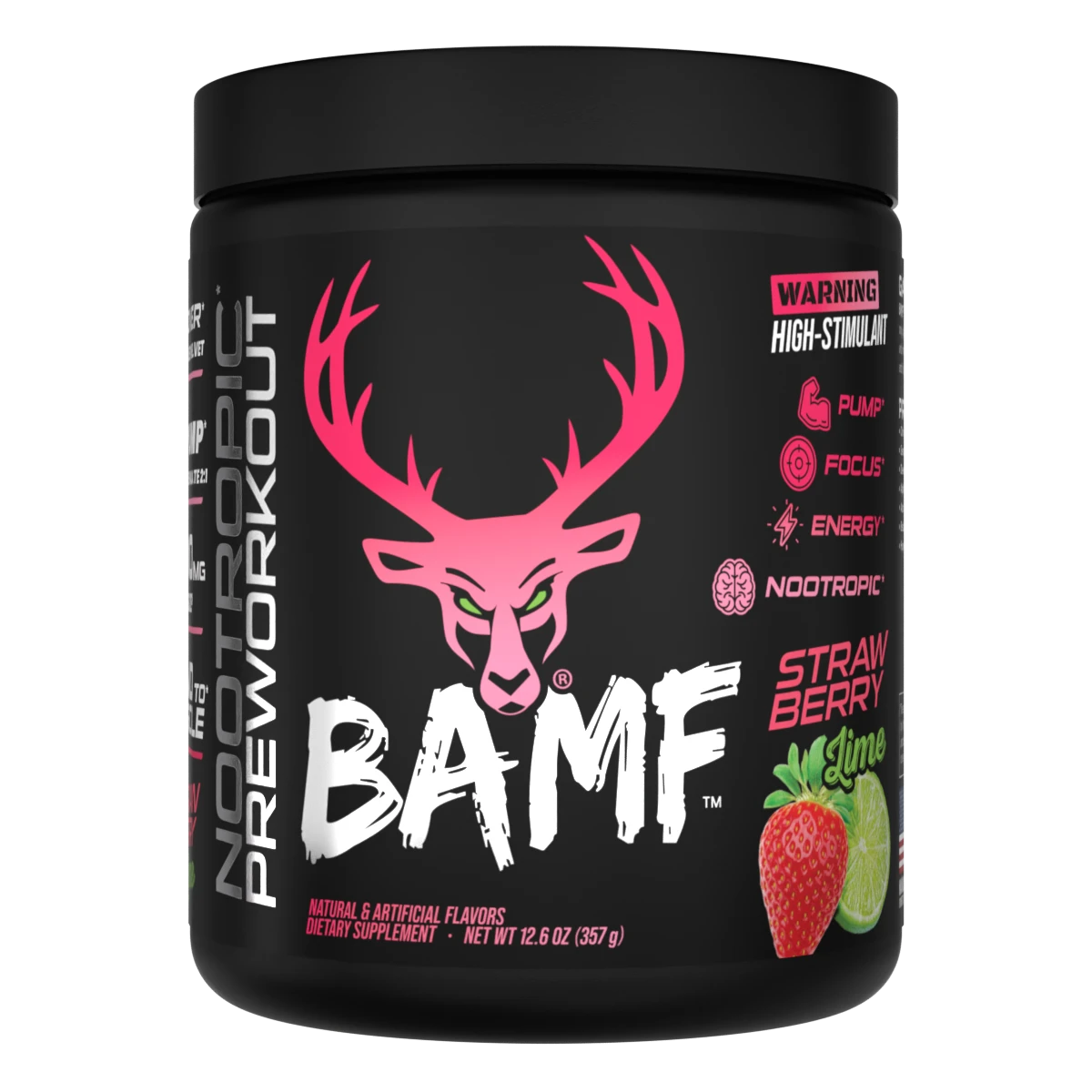 BAMF High Stimulant Nootropic Pre-Workout - Bucked Up