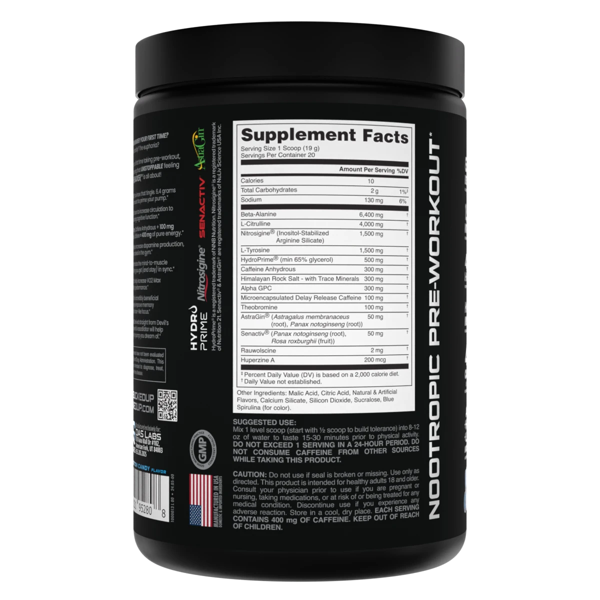 Best Pre-Workout Supplements | 400mg Caffeine Pre-Workout - Bucked Up