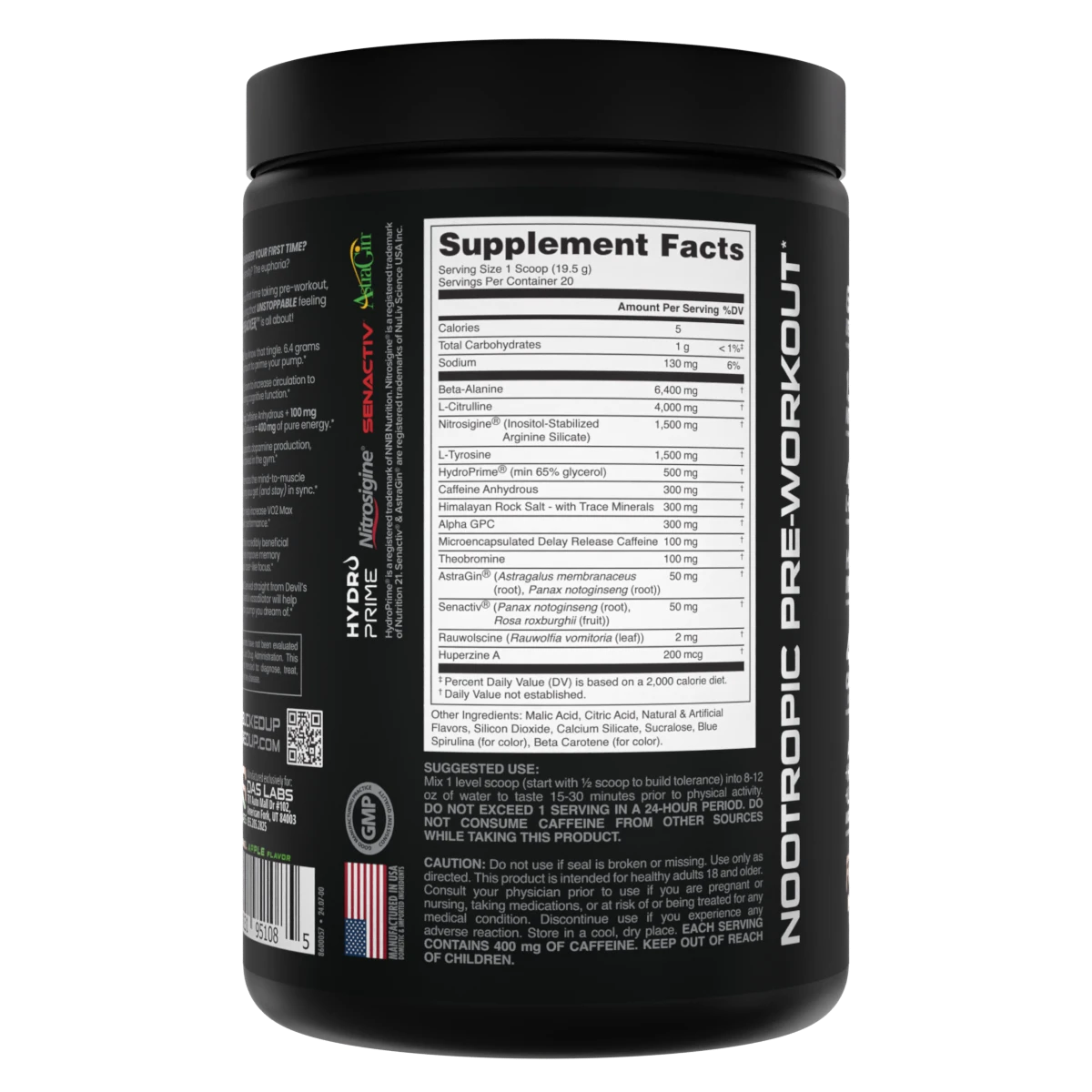 Best Pre-Workout Supplements | 400mg Caffeine Pre-Workout - Bucked Up