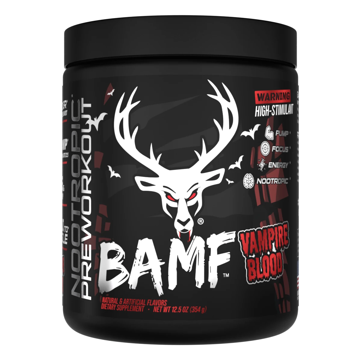 BAMF High Stimulant Nootropic Pre-Workout - Bucked Up