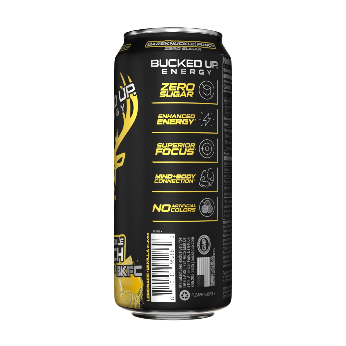 Bucked Up Energy (1 Case / 12 Cans) - Bucked Up