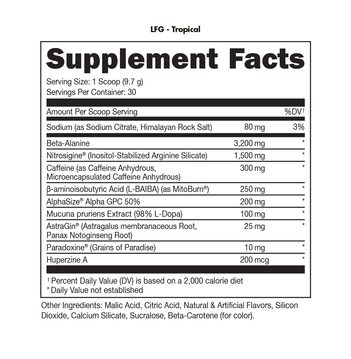 LFG Burn | Best Thermogenic Pre Workout for Weight Loss - Bucked Up