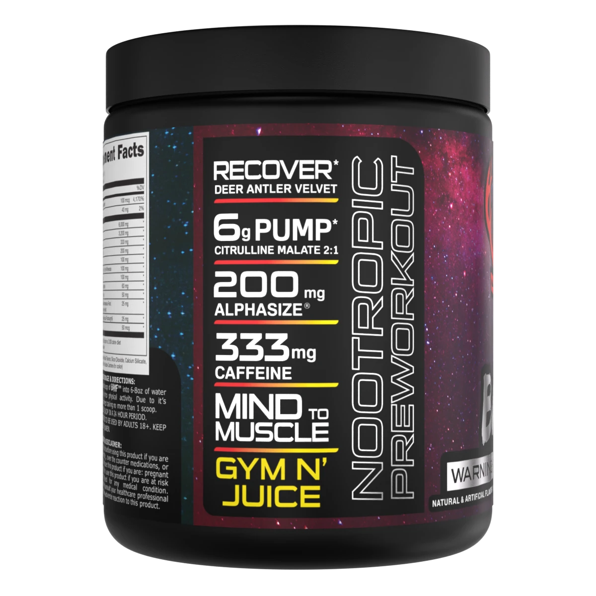 BAMF High Stimulant Nootropic Pre-Workout - Bucked Up