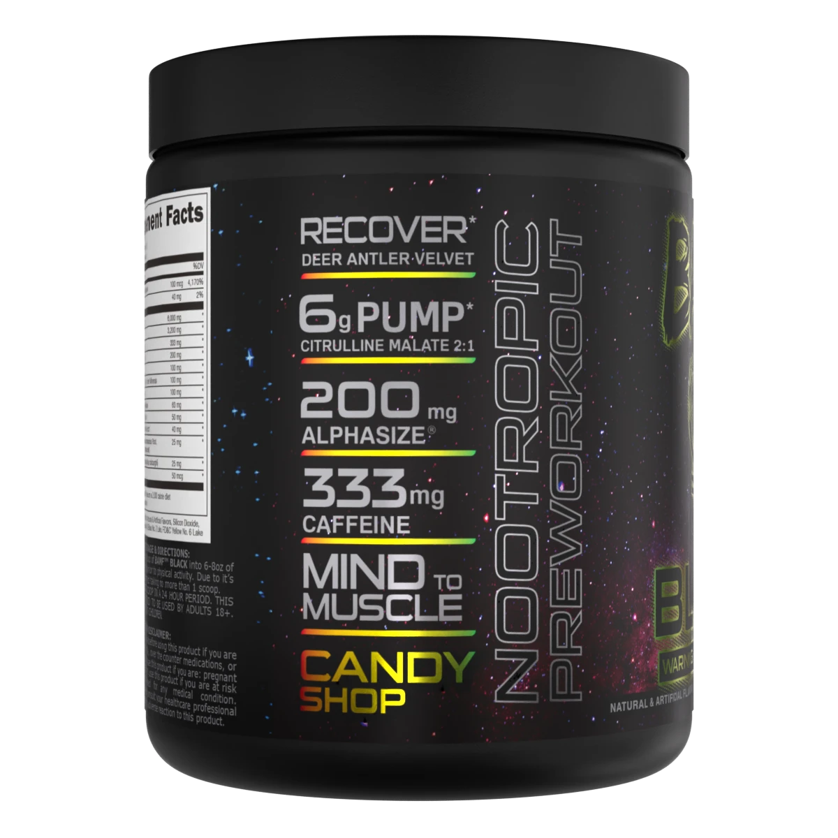 BAMF BLACK - High Stimulant Nootropic Pre-Workout - Bucked Up