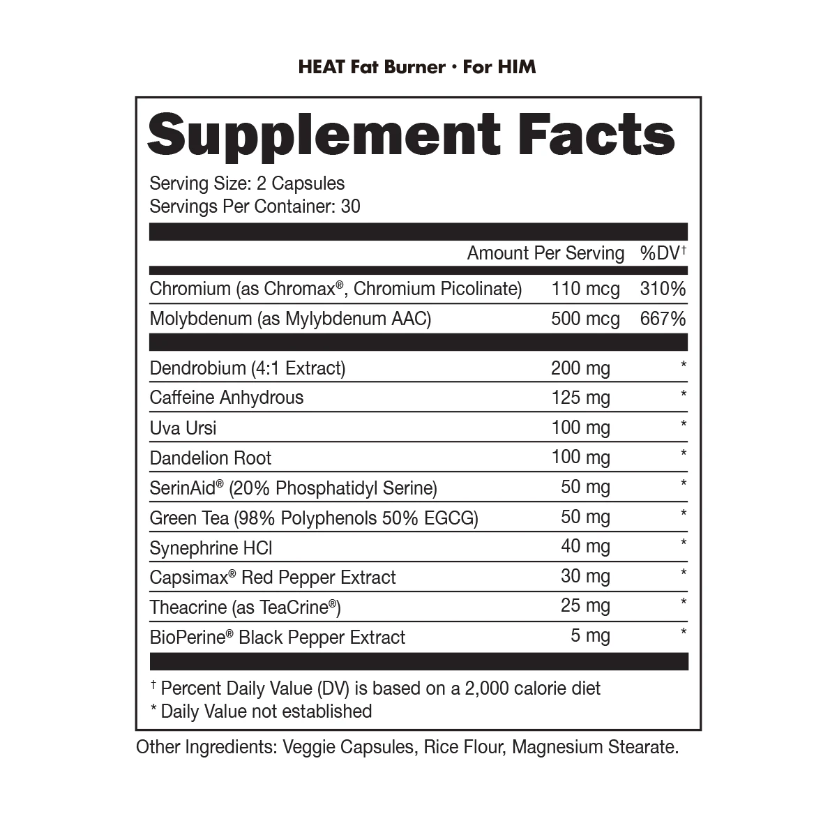 HEAT Fat Burner - Bucked Up